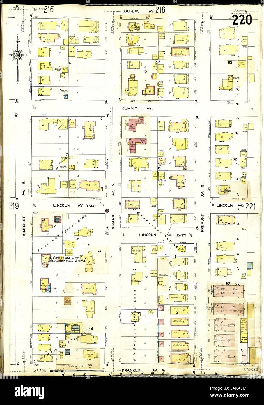 Sanborn fire insurance maps for Minneapolis provide a detailed record ...