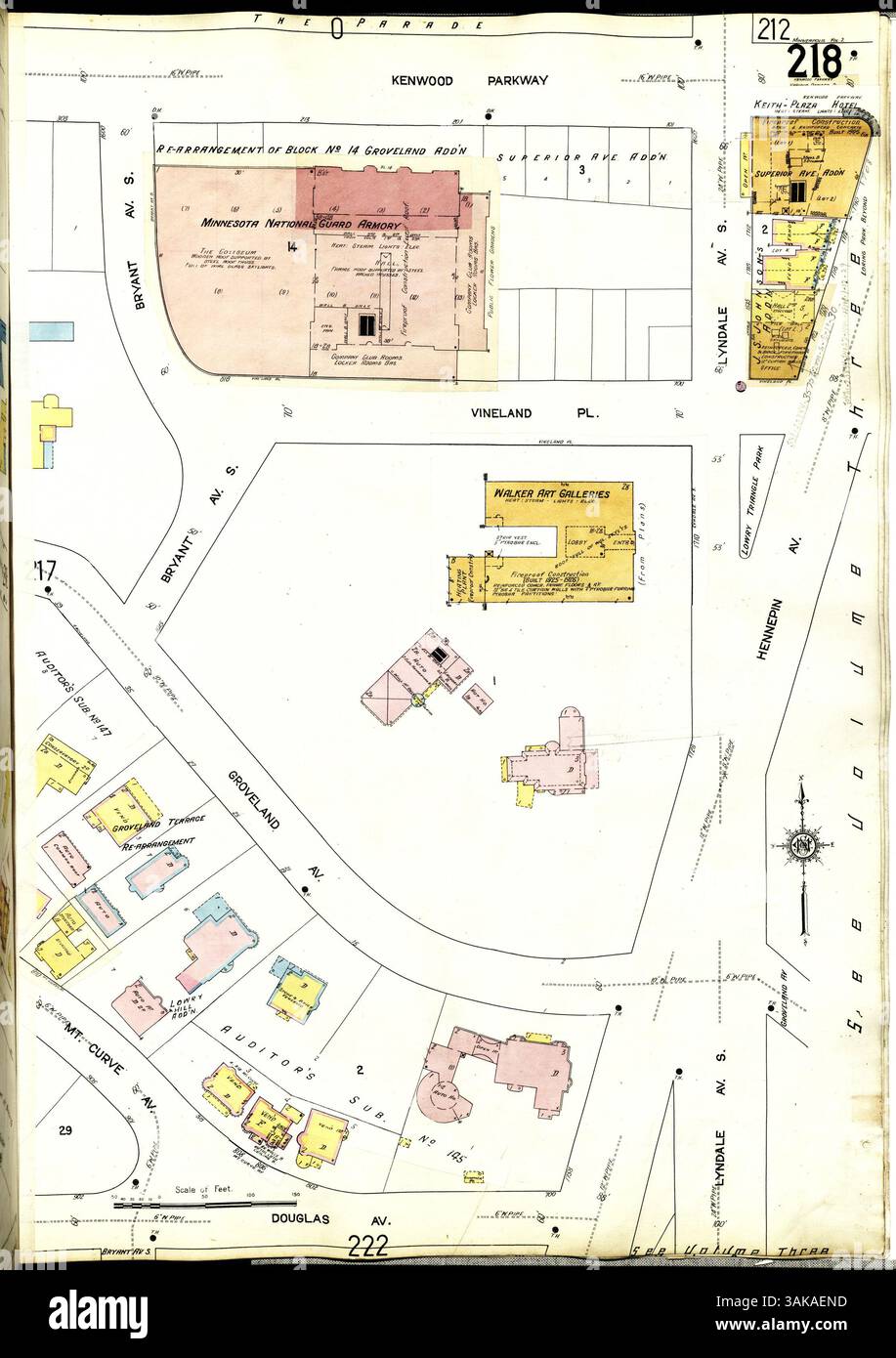 Sanborn insurance maps provide detailed charts of Minneapolis, showing ...