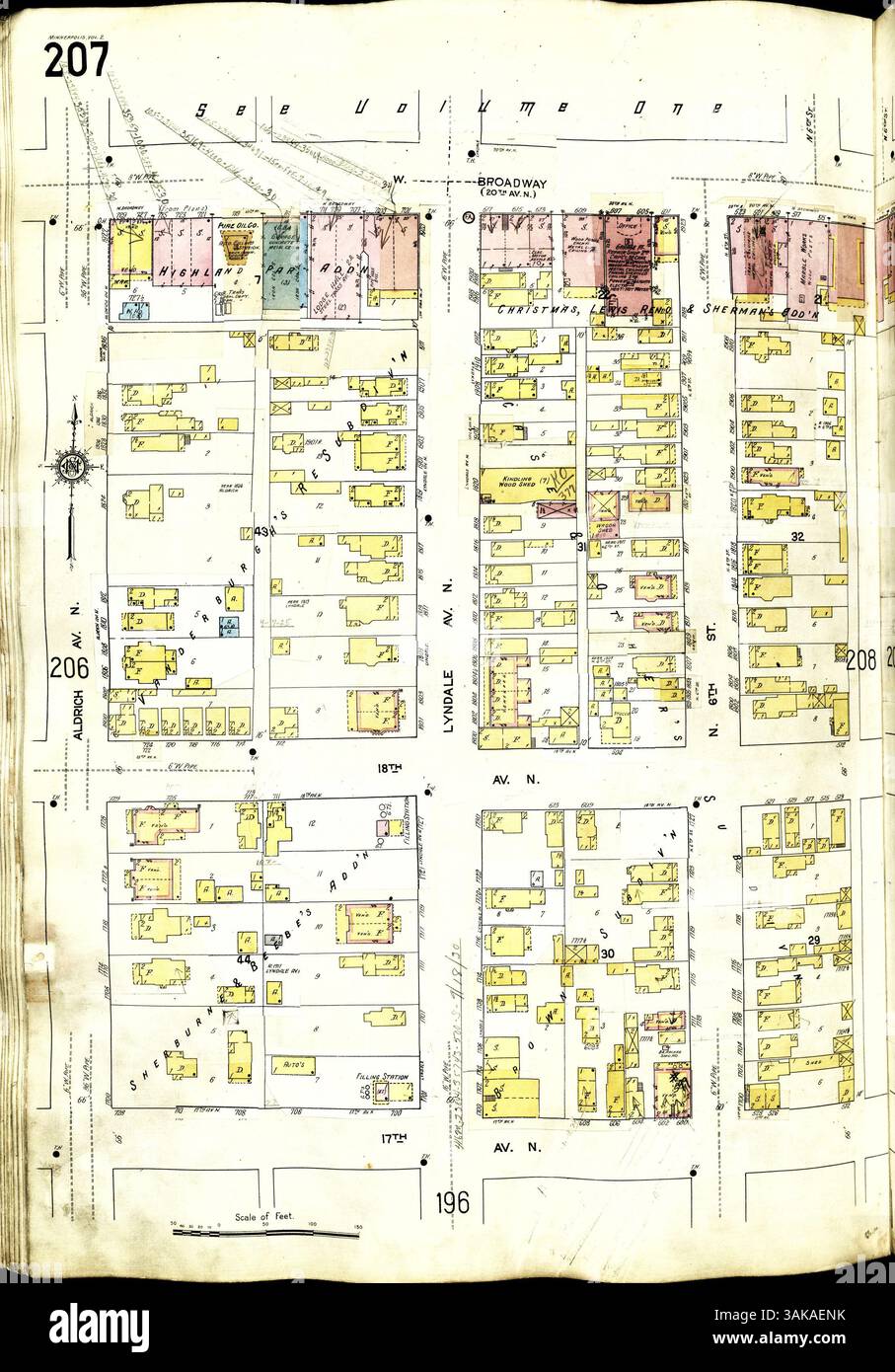 Sanborn fire insurance maps of Minneapolis provide detailed city ...