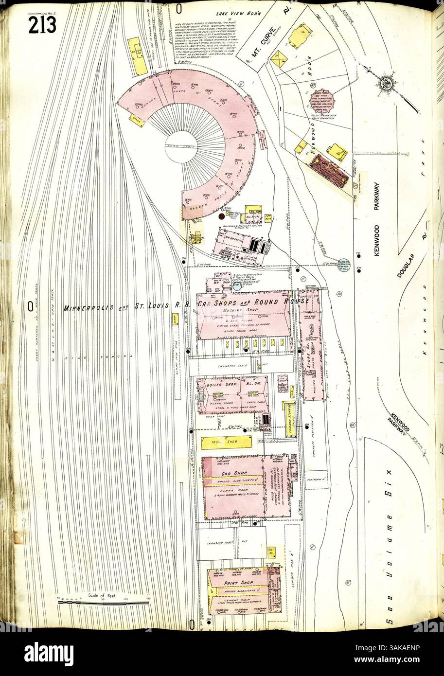 Sanborn maps of Minneapolis depict the growth and development of the ...