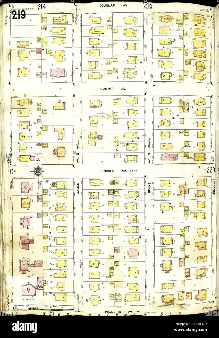 This volume of Sanborn fire insurance maps charts Minneapolis's ...