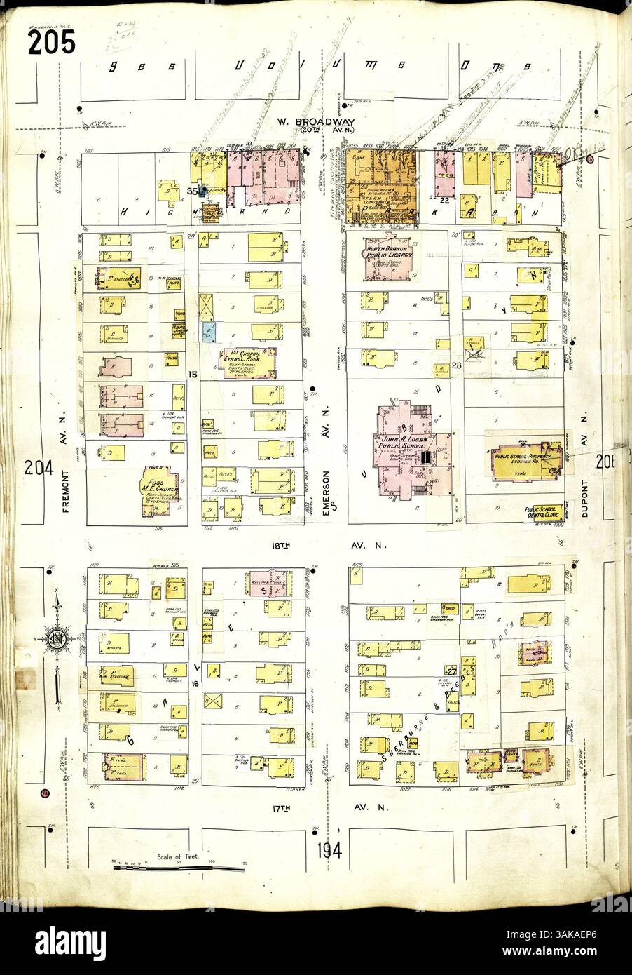 Sanborn Insurance Maps, Volume 2, document Minneapolis's growth by ...