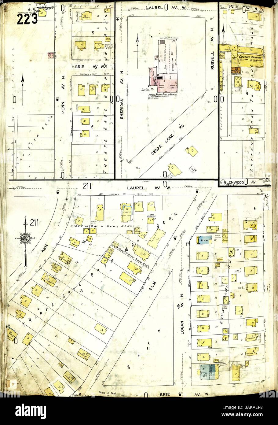 Sanborn fire insurance maps for Minneapolis provide a detailed record ...