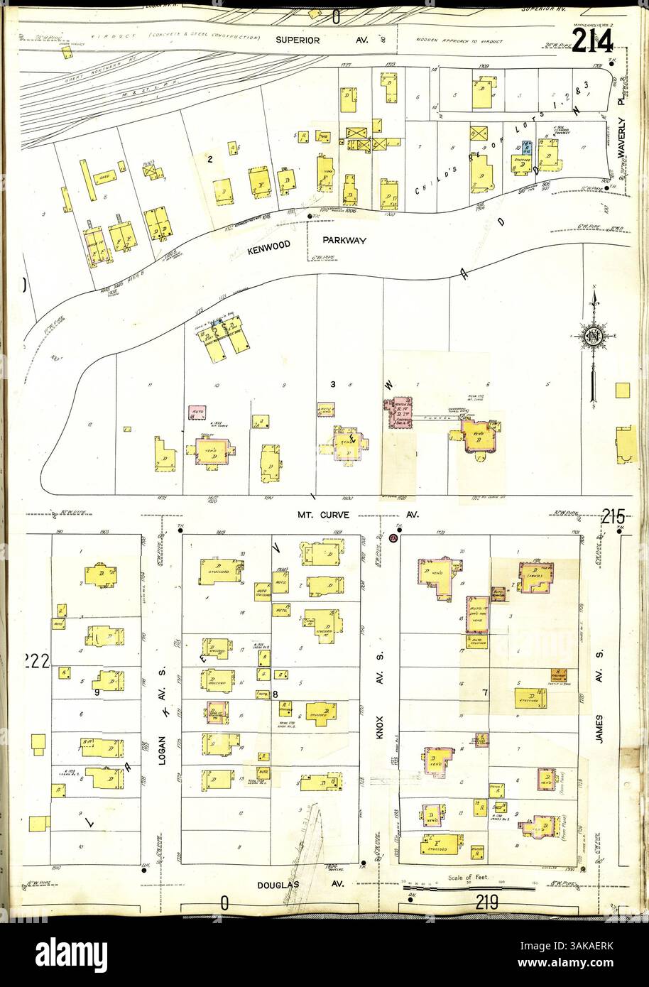 Sanborn insurance maps provide a detailed view of Minneapolis ...