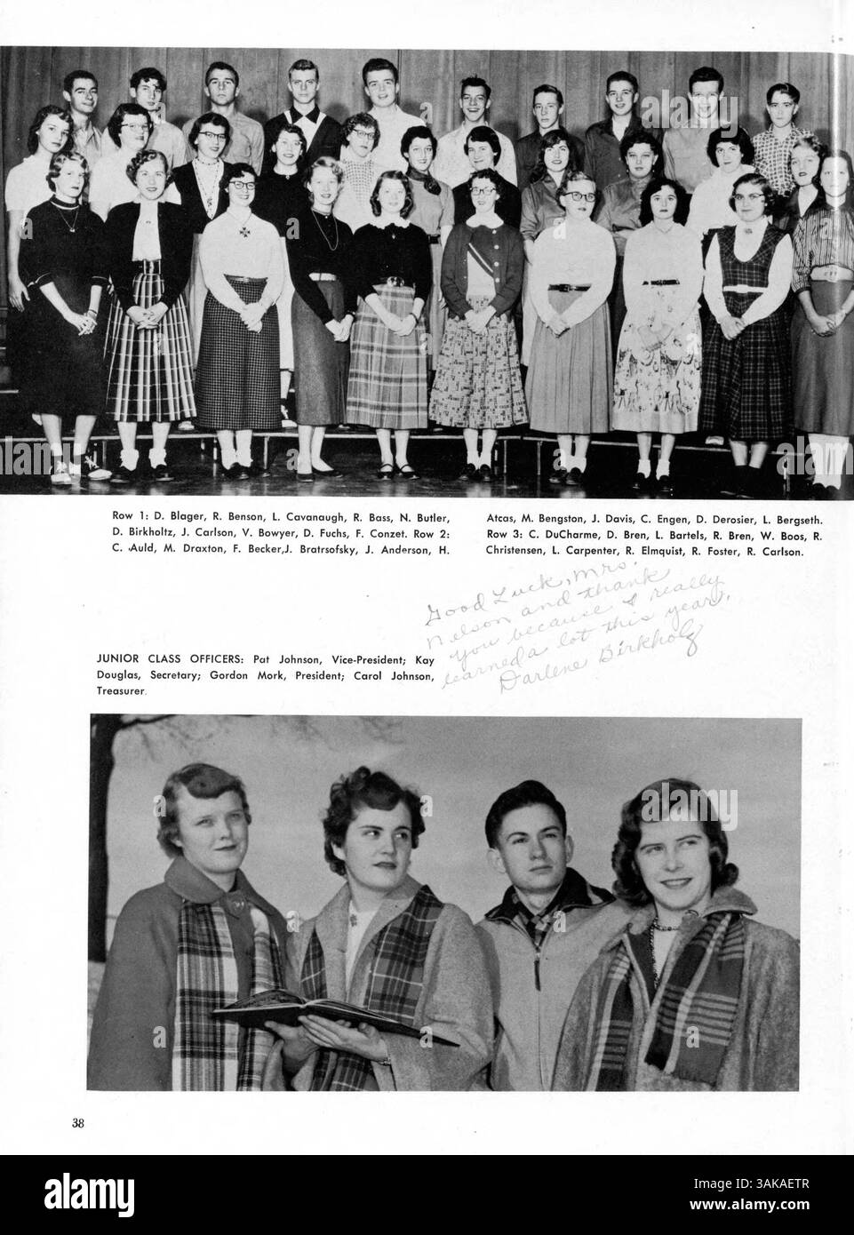 The 1955 Hopkins High Yearbook, Warrior, serves as a historical record ...