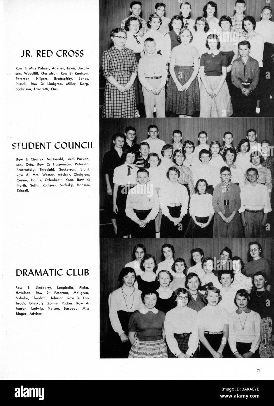 The 'Warrior 1955' yearbook from Hopkins High School documents student ...