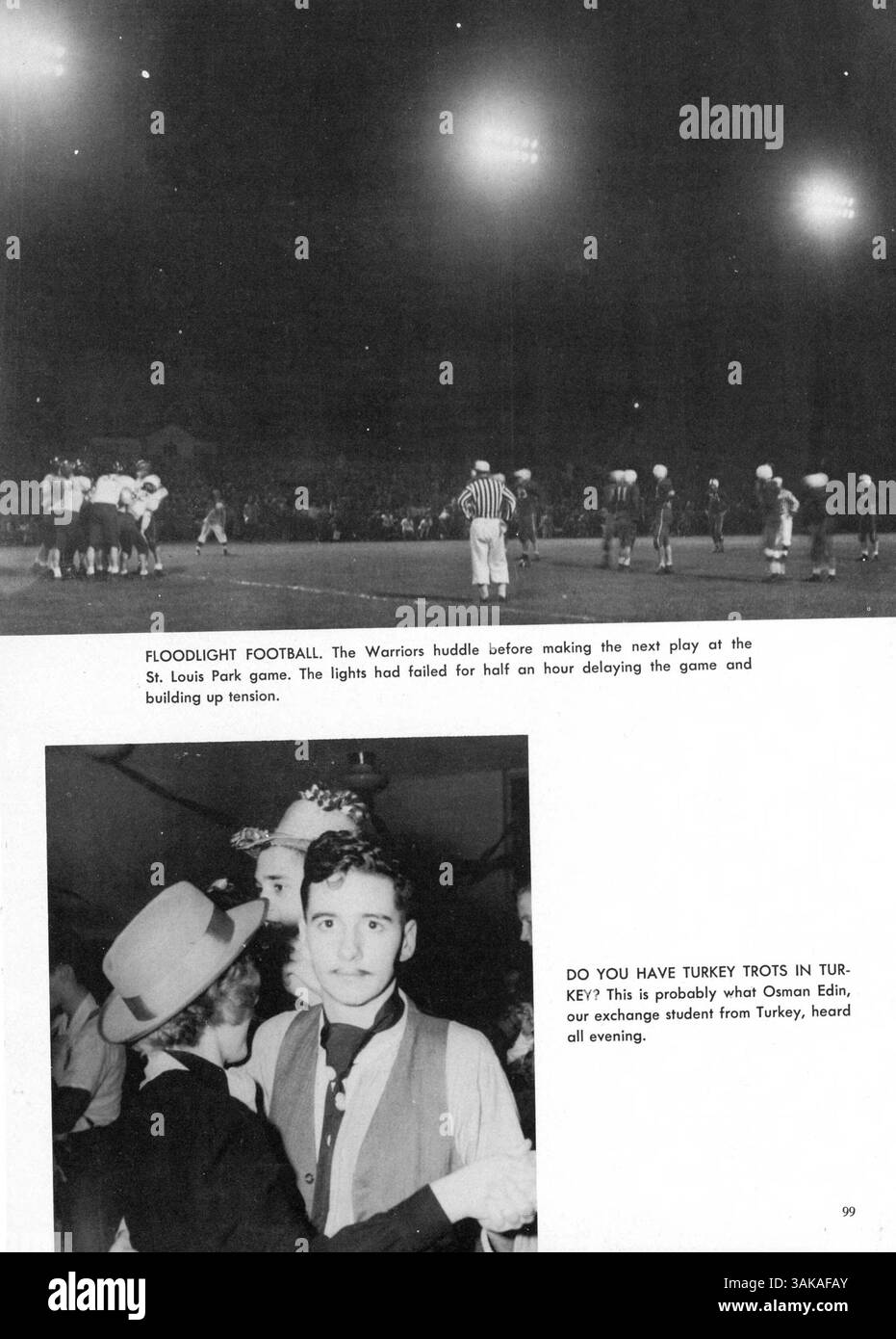 The 'Warrior 1955' yearbook from Hopkins High School reflects the ...