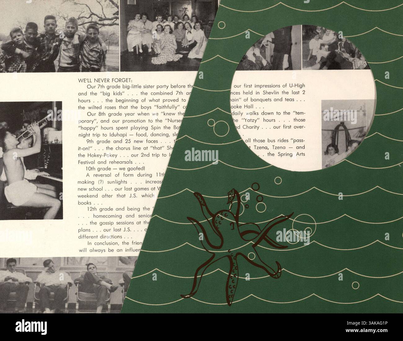 Bisbila, the 1954 University High Yearbook, captures the 1953-1954 ...