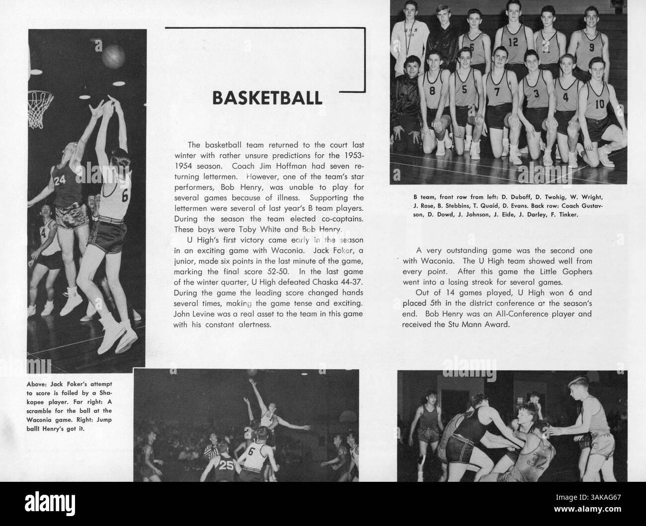 This 1954 University High 'Bisbila' yearbook highlights key moments ...