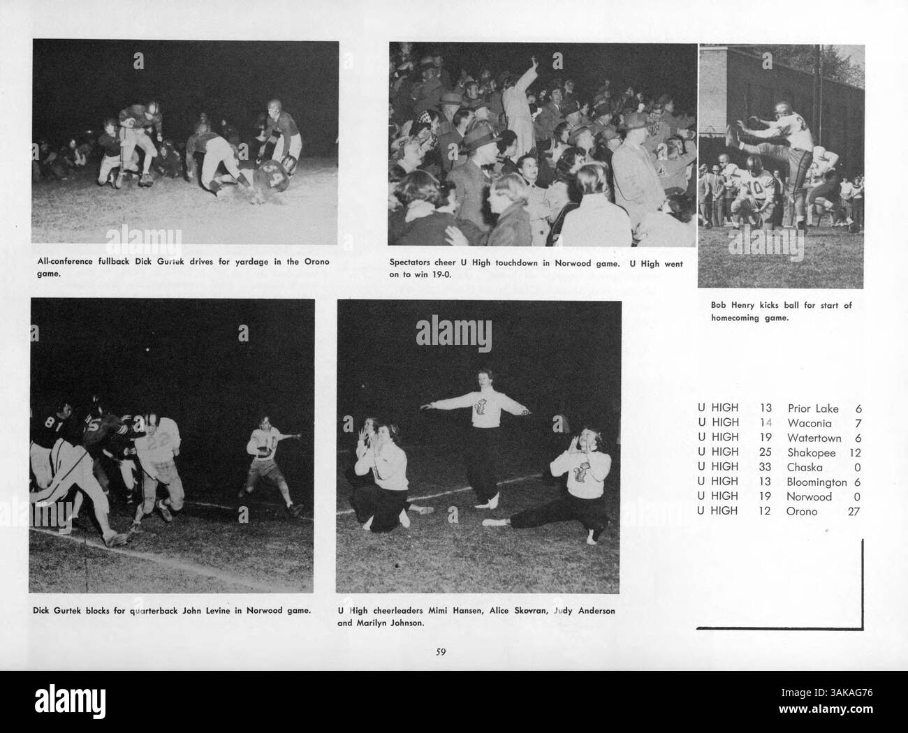 The 1954 'Bisbila' yearbook from University High School reflects the ...