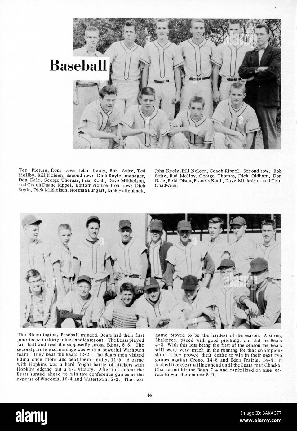 This Bloomington High Yearbook from 1954 captures student life, faculty ...