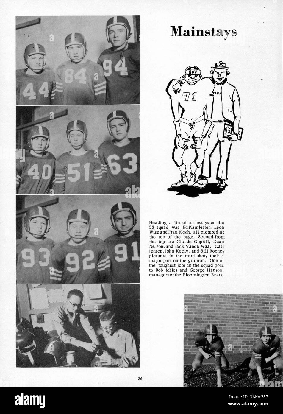 The Bloomington High Yearbook from 1954 records the highlights of the ...