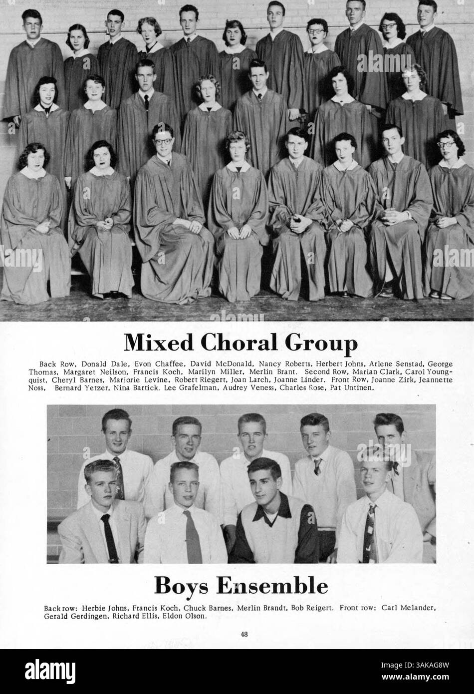 This Bloomington High Yearbook from 1954 highlights student life ...