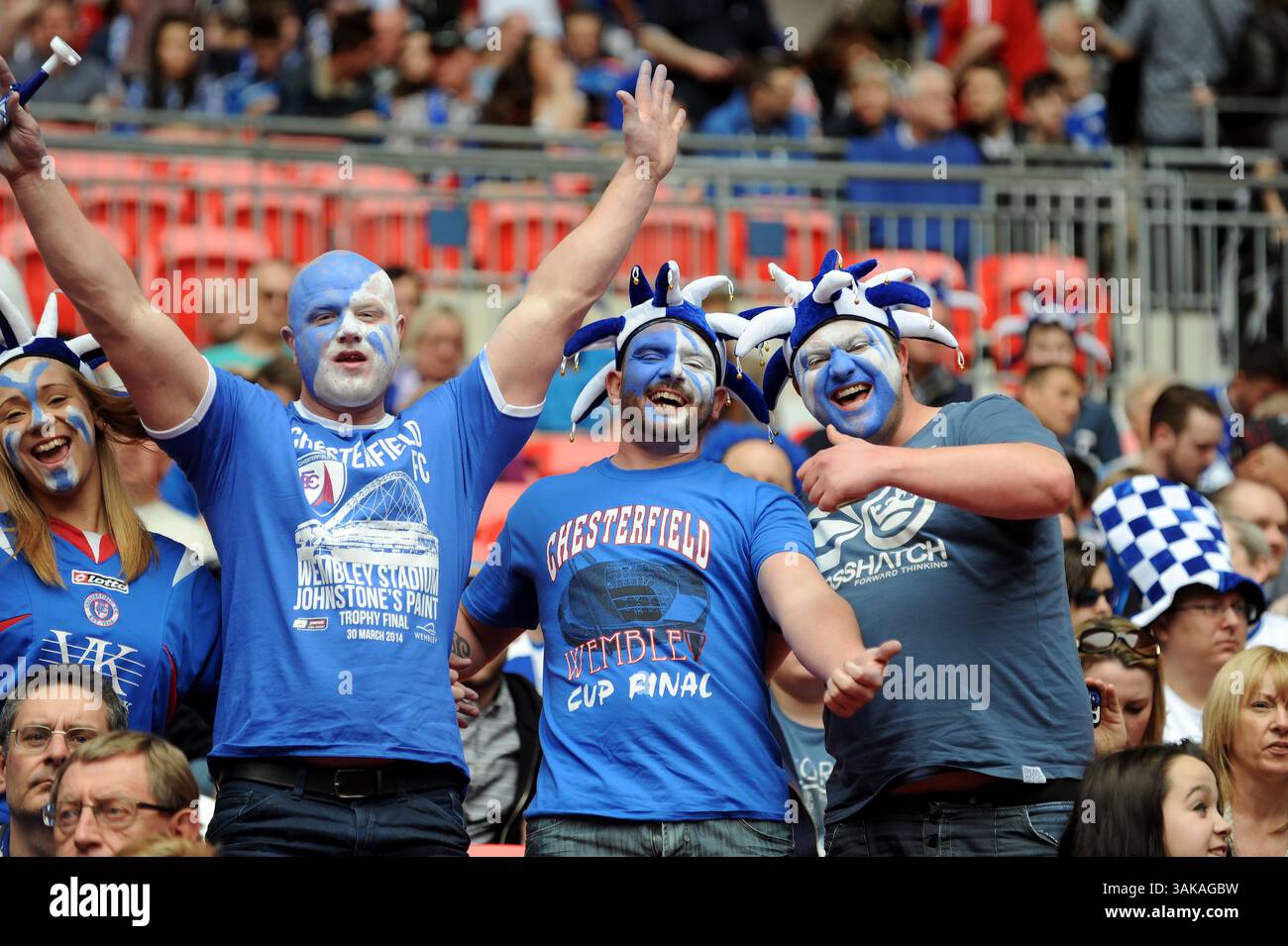 Chesterfield football club supporters fans Johnstones Paint Final ...