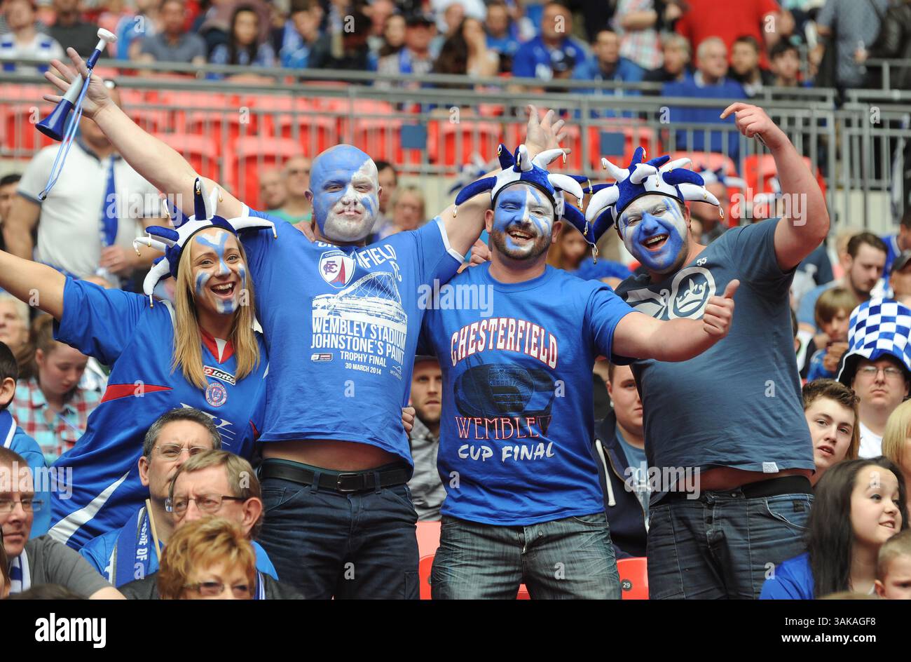 Chesterfield football club supporters fans Johnstones Paint Final ...