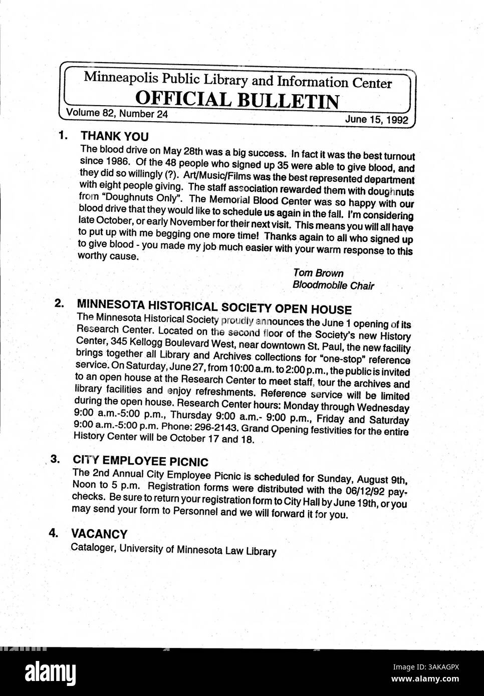 Employee bulletin updates hi-res stock photography and images - Alamy