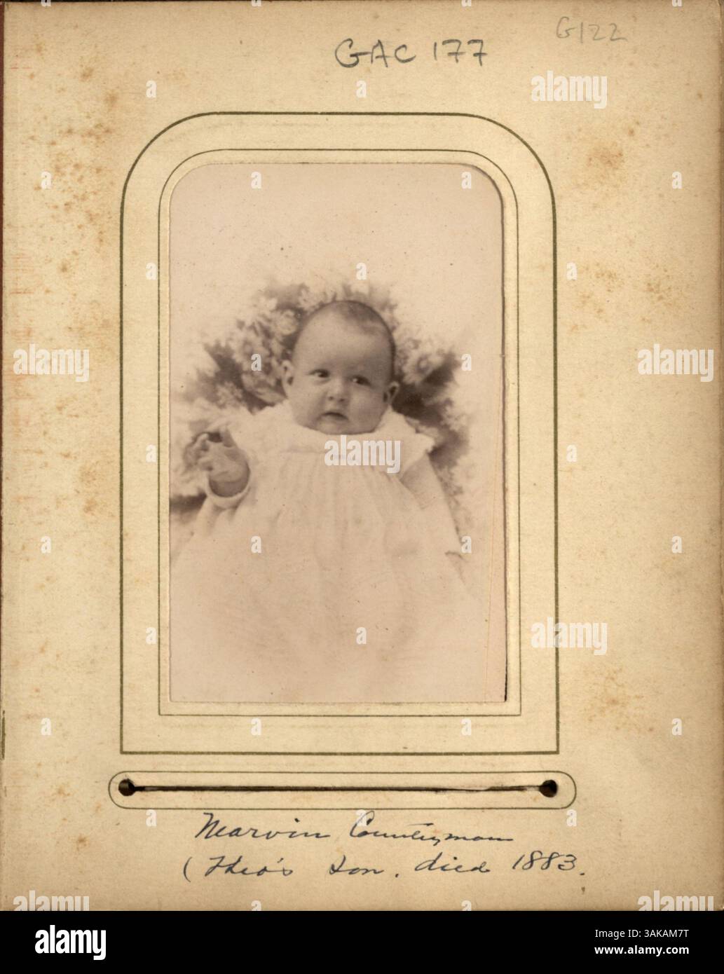 Marvin Countryman was Theo's son, who passed away in 1883. His death ...