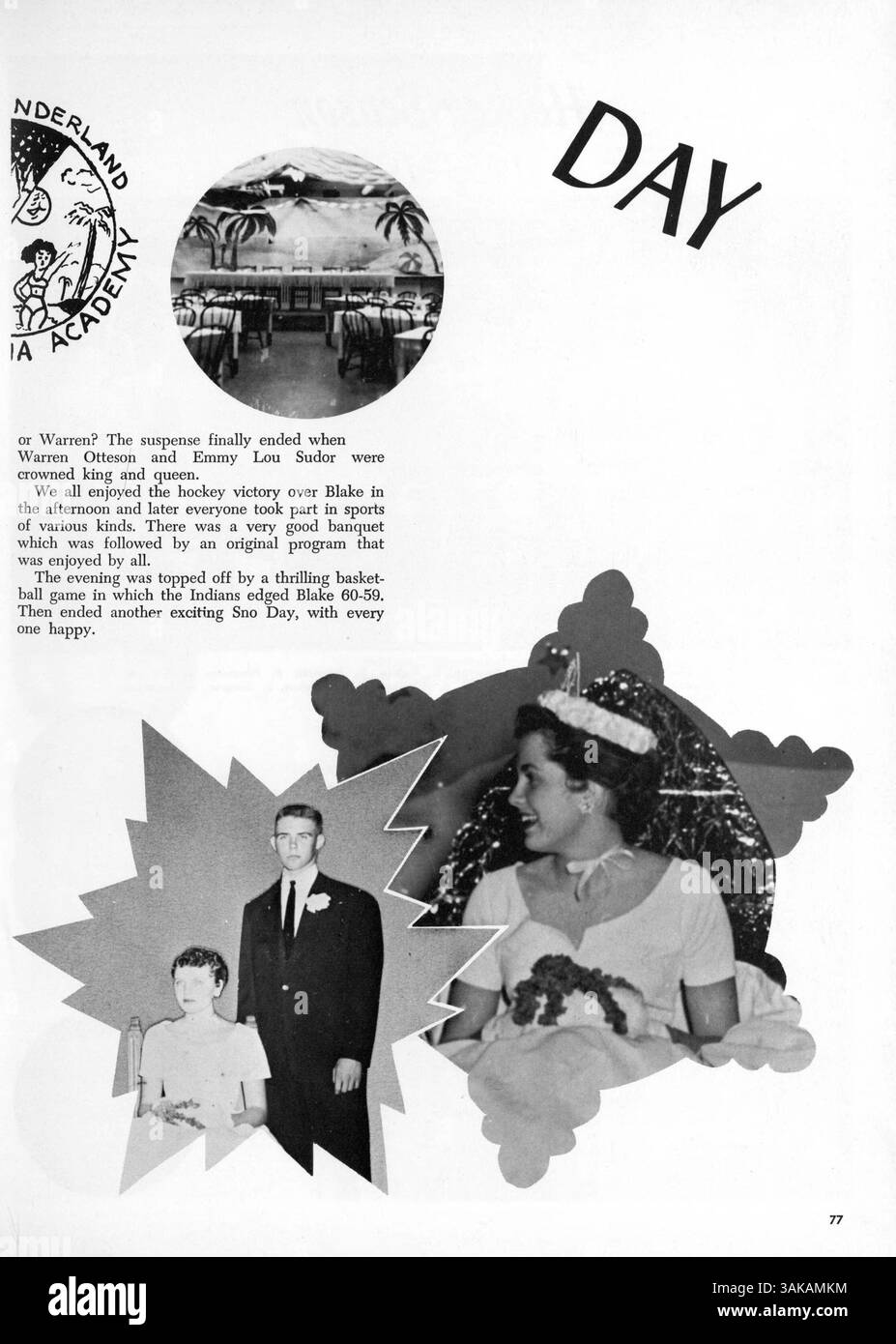 The 1954 Antler is the yearbook for Minnehaha Academy, documenting the ...