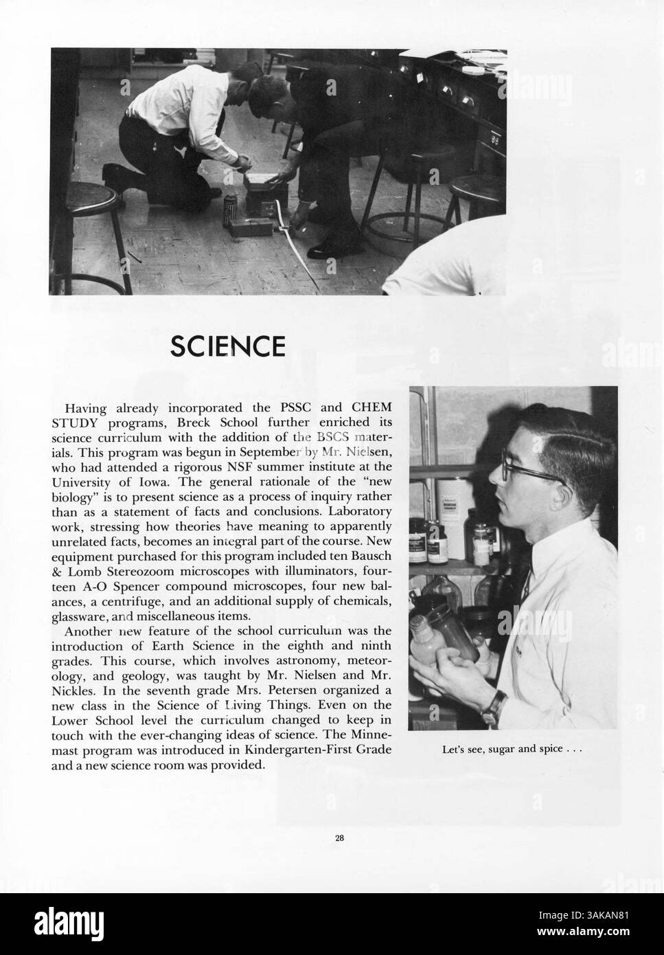 The 1965 Mustang Yearbook from Breck High School commemorates the 1964 ...