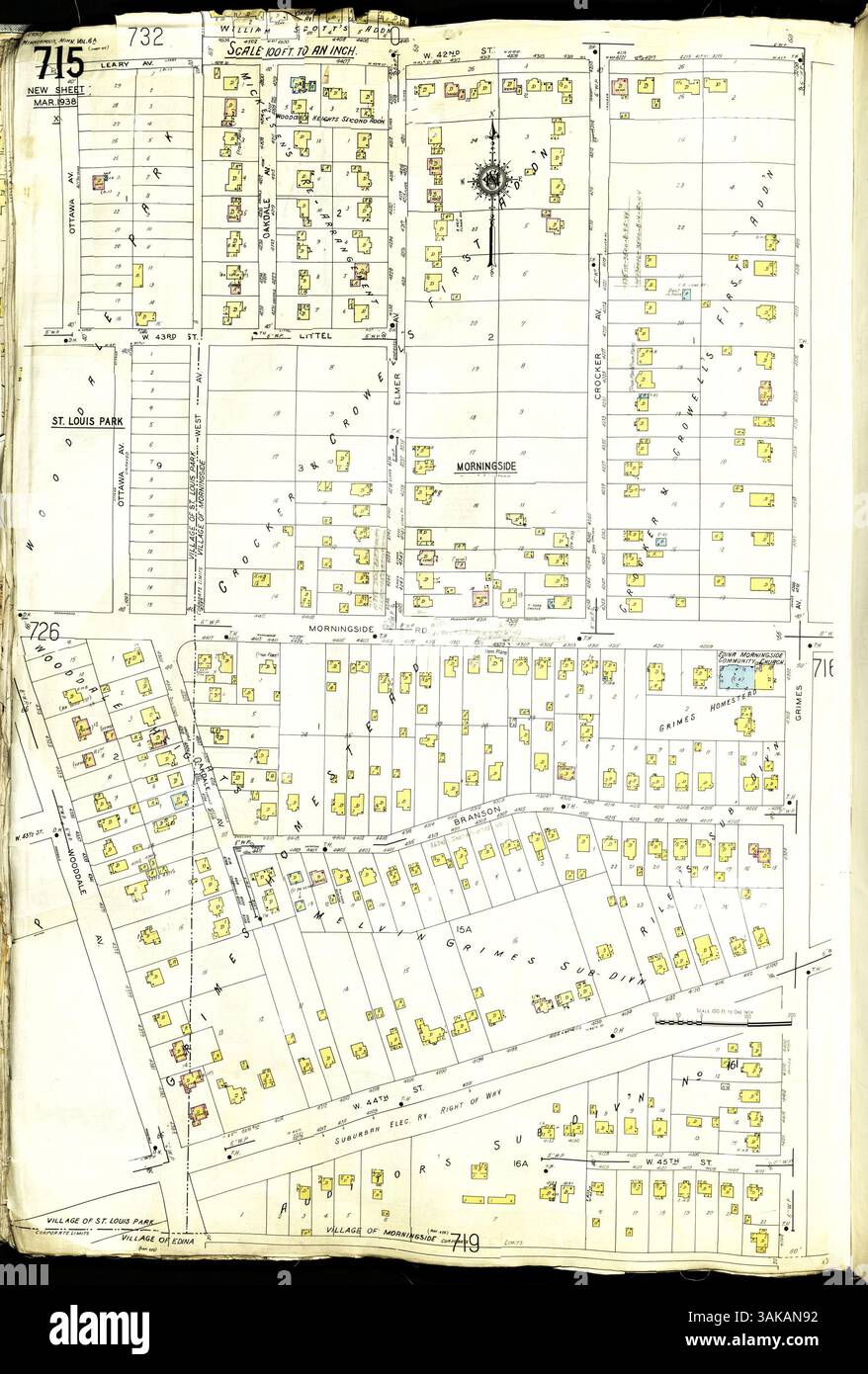 The Sanborn Insurance Maps, covering the period from 1912 to 1930 ...