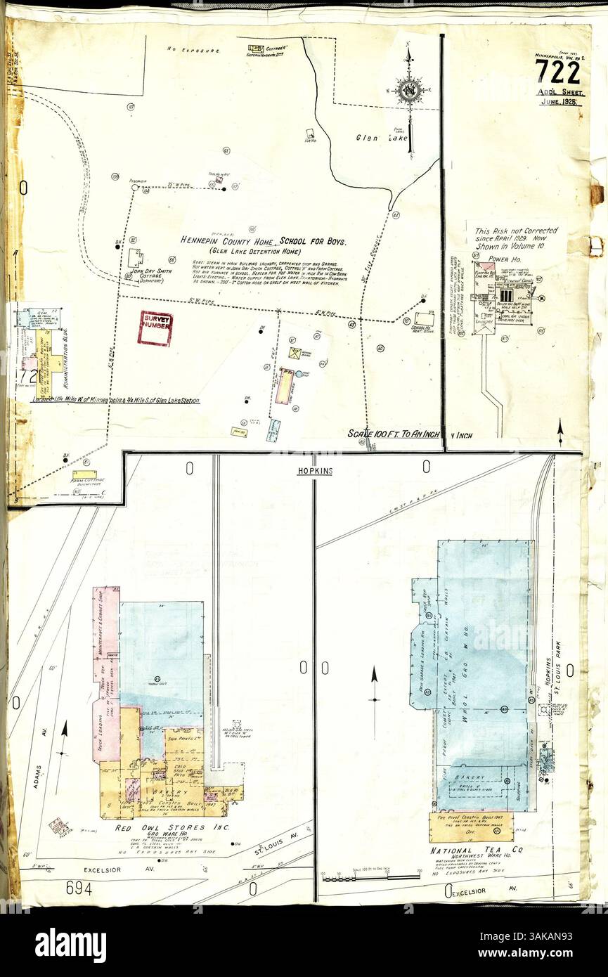 Sanborn Maps from 1912 to 1930 chart the development of Minneapolis ...
