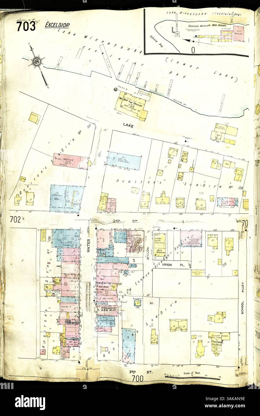 Sanborn maps of Minneapolis chart the city's expansion, with detailed ...