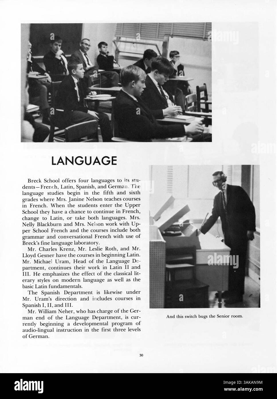 The 1965 Mustang Yearbook from Breck High School documents the ...