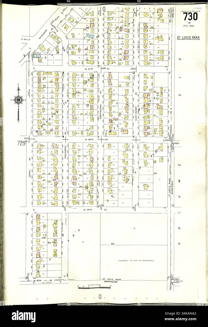 This volume of Sanborn Insurance Maps charts the development of ...