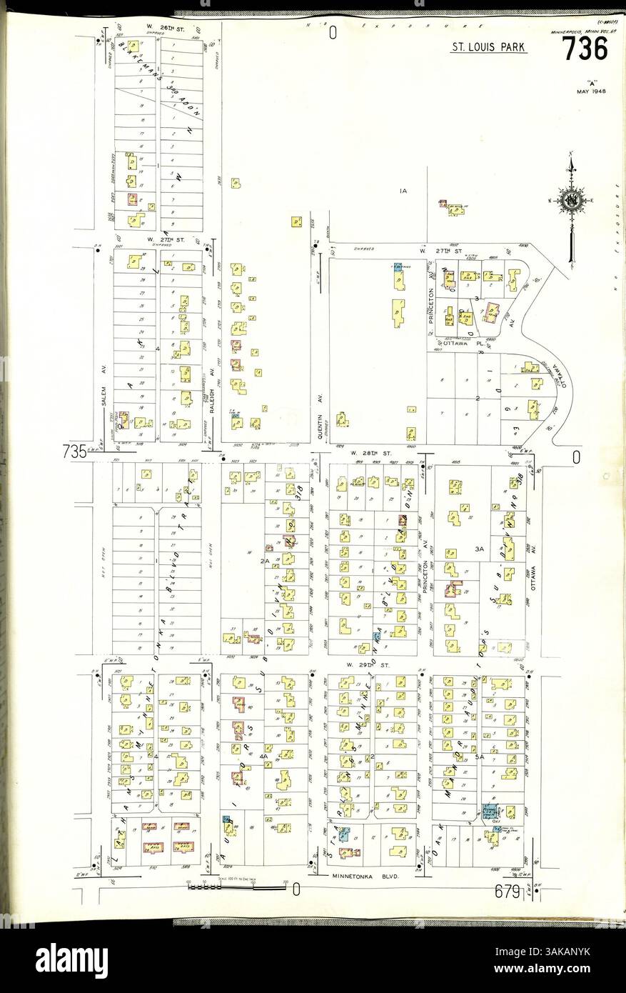 Sanborn fire insurance maps document the growth of Minneapolis ...