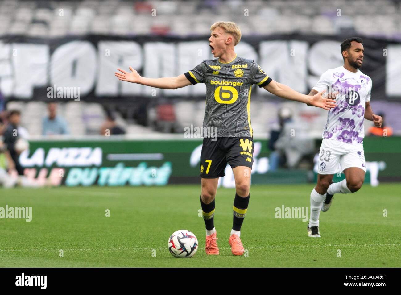 Hakon Haraldson of Lille during the French championship Ligue 1 ...
