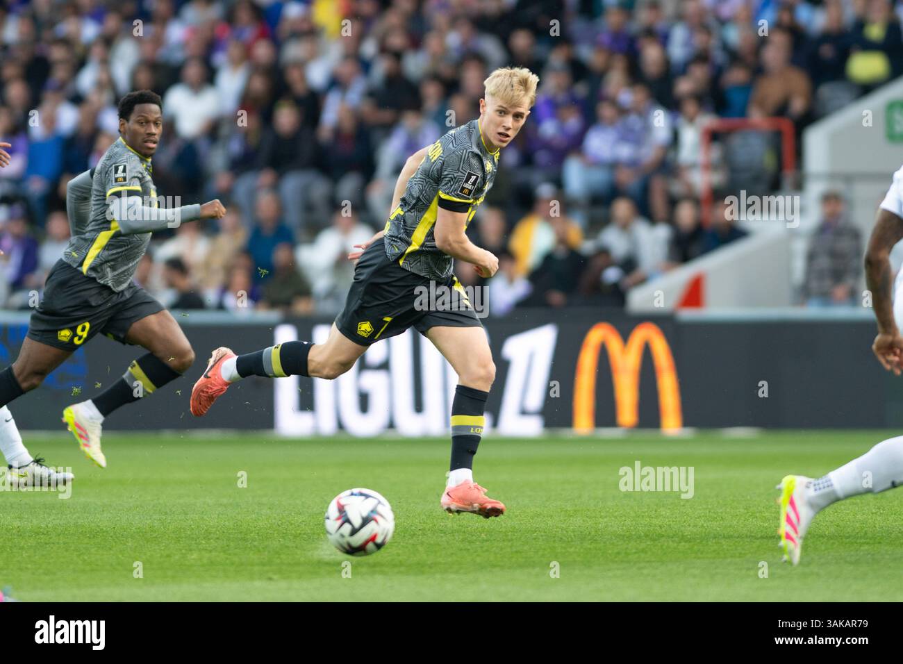 Hakon Haraldson of Lille during the French championship Ligue 1 ...