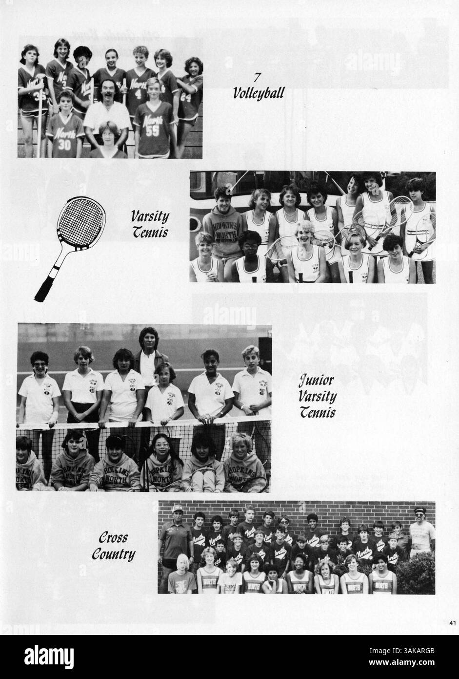 'The Legend Lives On '85-'86', the 1986 Hopkins North Junior High ...