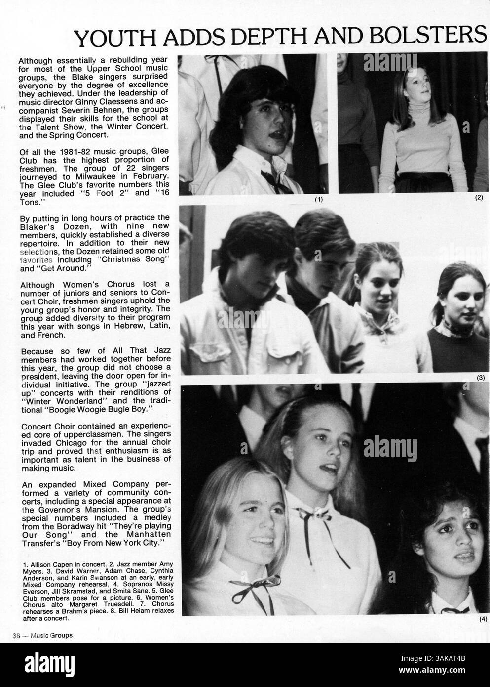 'Reflections 1982' is the yearbook documenting Blake School’s academic ...