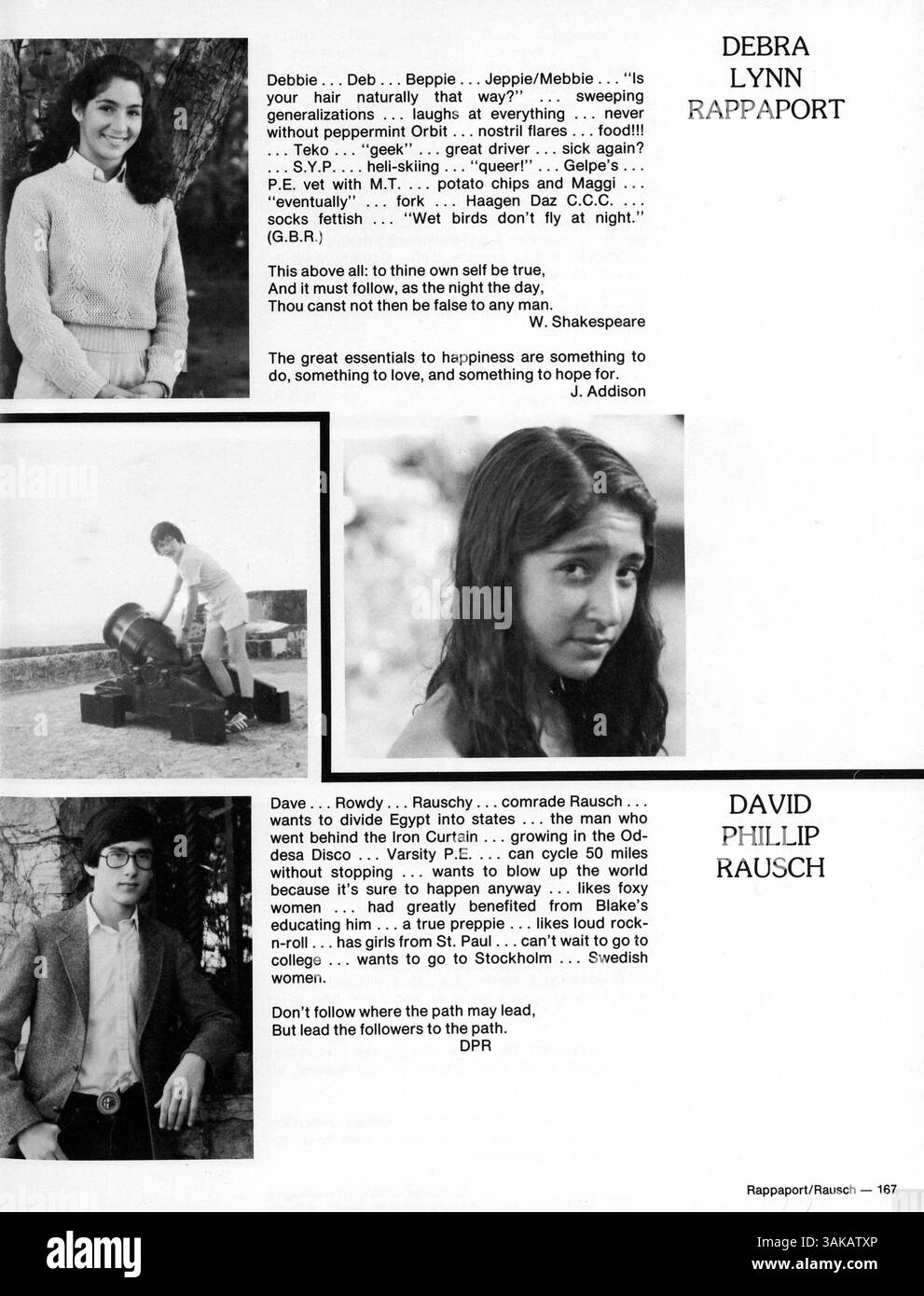 The 1982 Blake Yearbook titled 'Reflections' offers a look back at the ...
