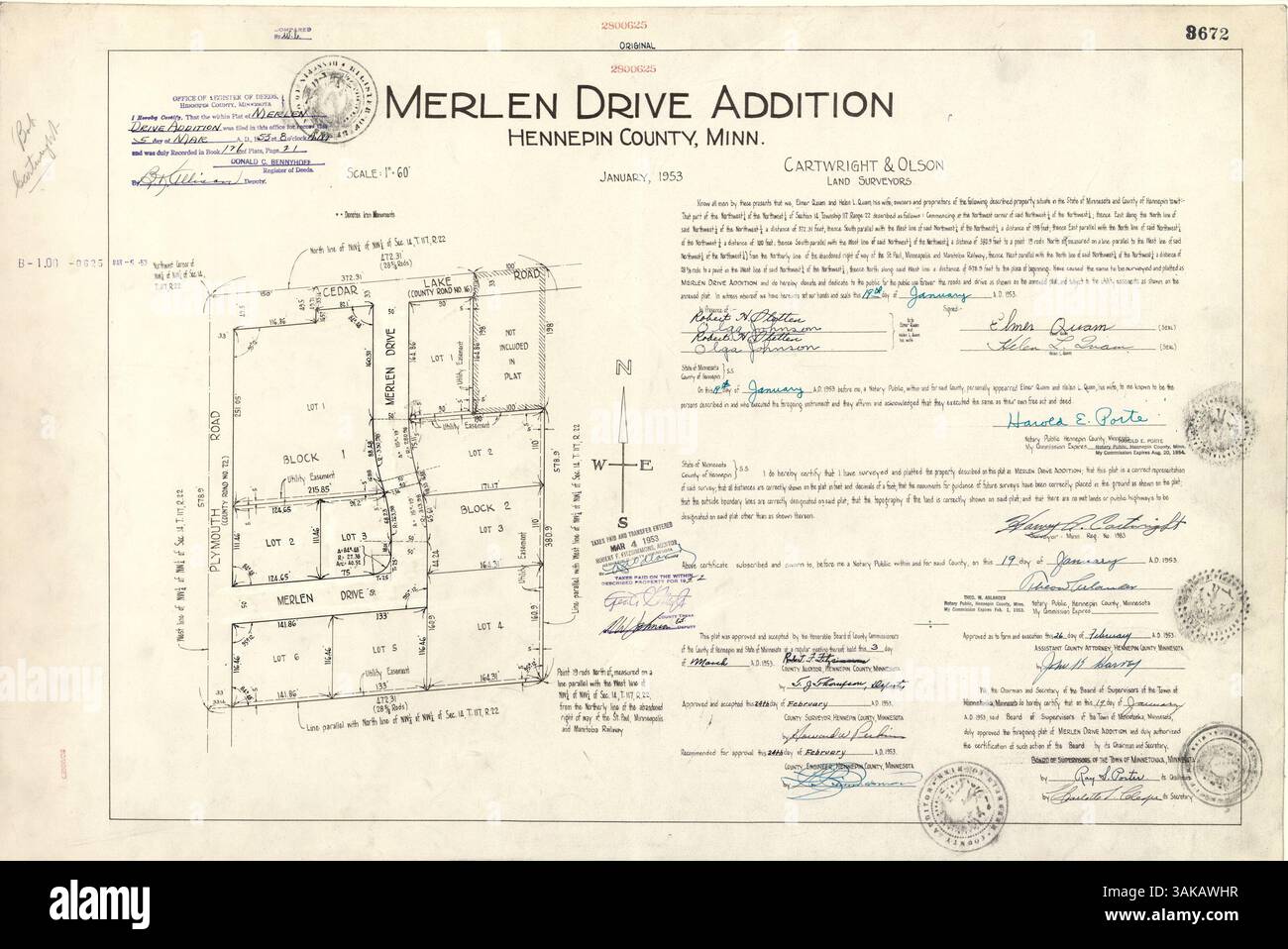The Merlen Drive Addition, located in Hennepin County, is a residential ...
