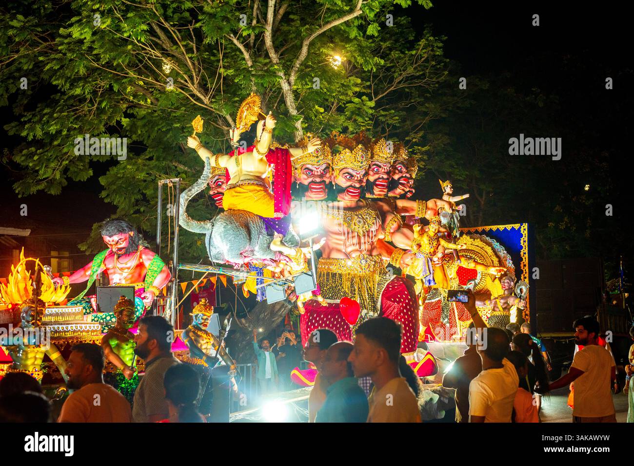 Panaji Goa, India, March 22nd 2025 traditional and religious figures ...