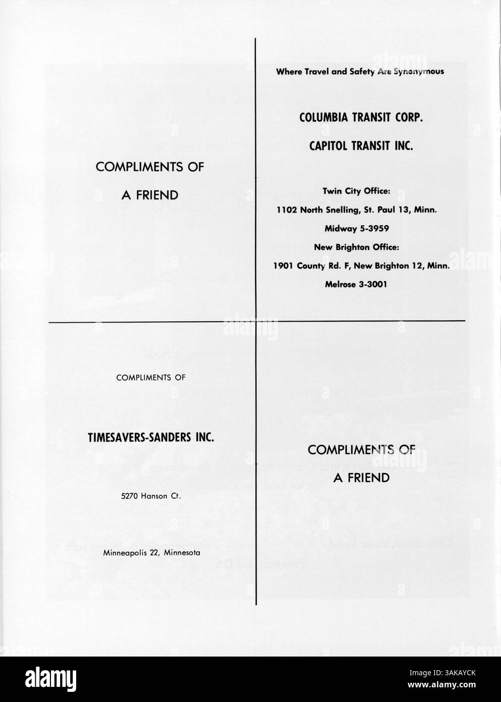 The 1965 Breck High School yearbook, Mustang 1965, documents the ...