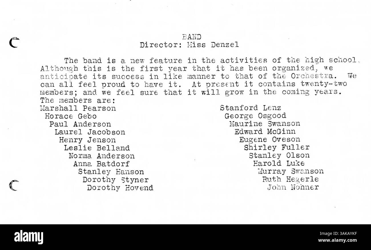Mound High School's 1931 yearbook presents a record of the 1930-1931 ...
