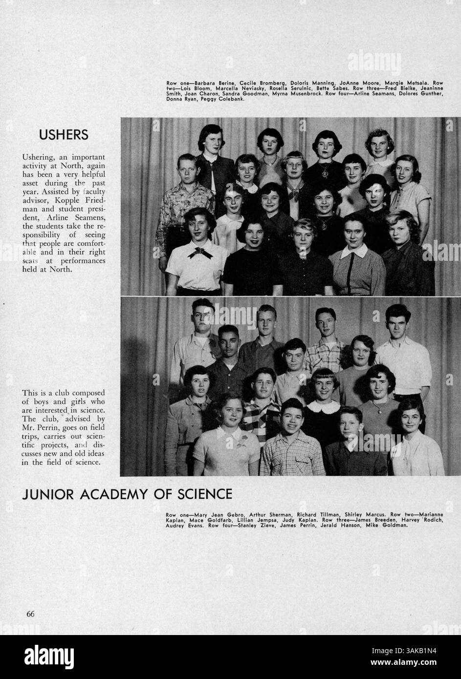 The Polaris Yearbook from 1951 documents the significant events, clubs ...