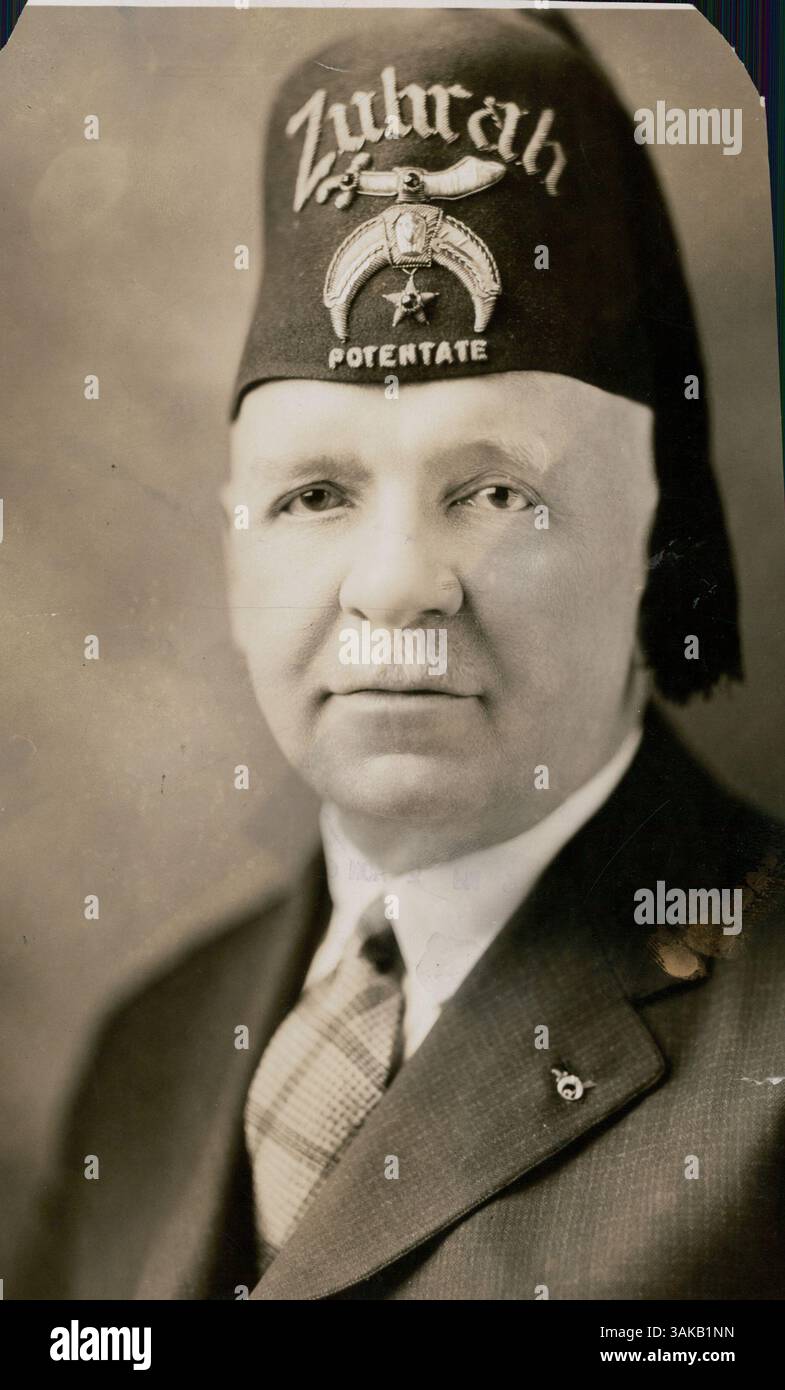 George W. Critten served as the Imperial Potentate of the Zuhrah Temple ...
