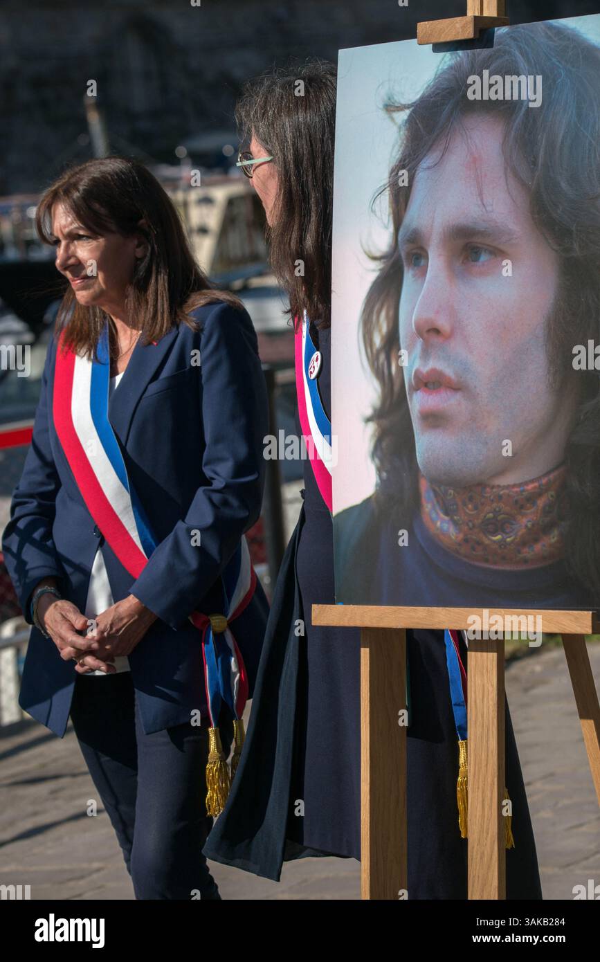 Paris, France. 11th Apr, 2025. Anne Hidalgo during the opening ceremony ...