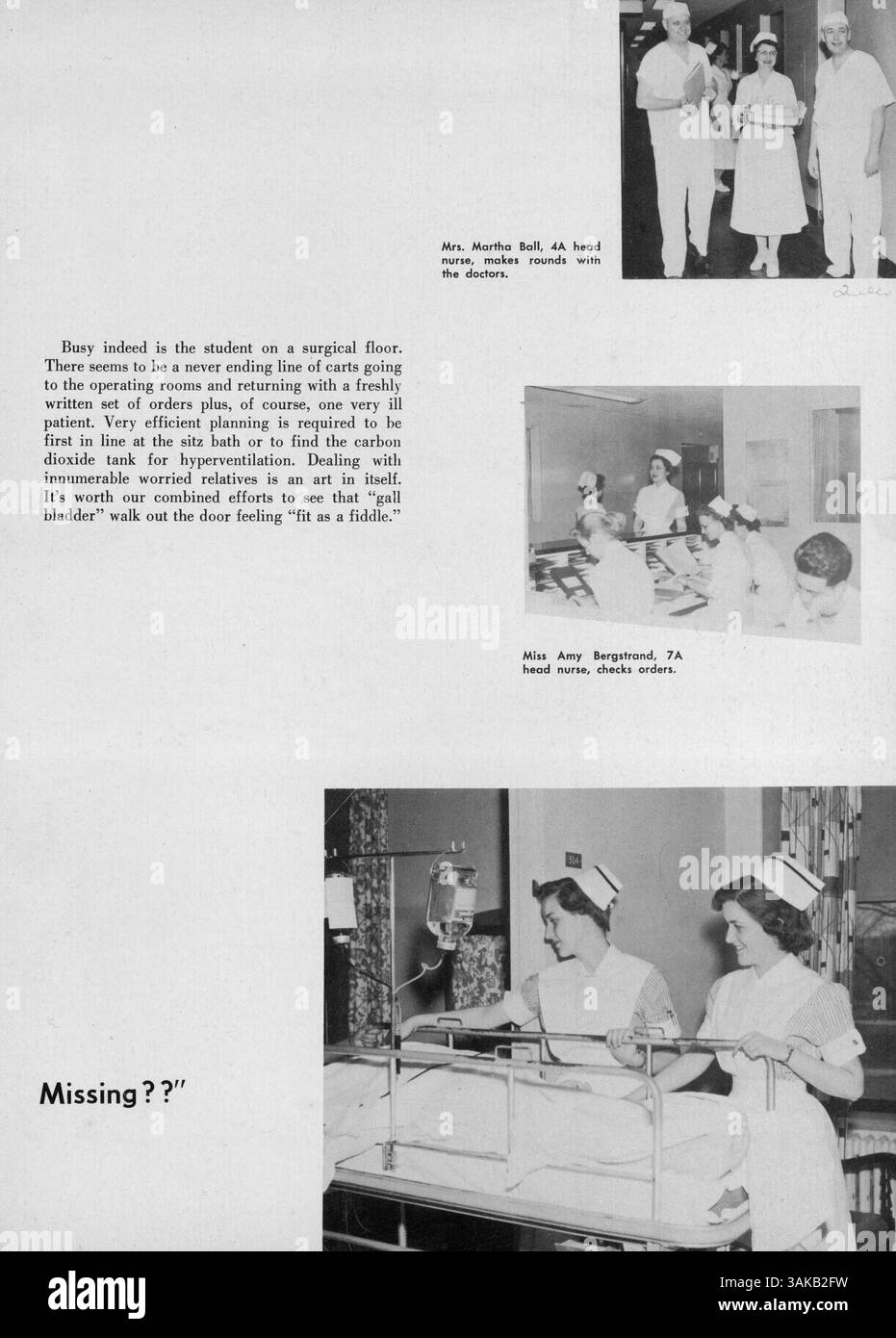 The 1957 'Vanner' Yearbook from Swedish Hospital School of Nursing ...