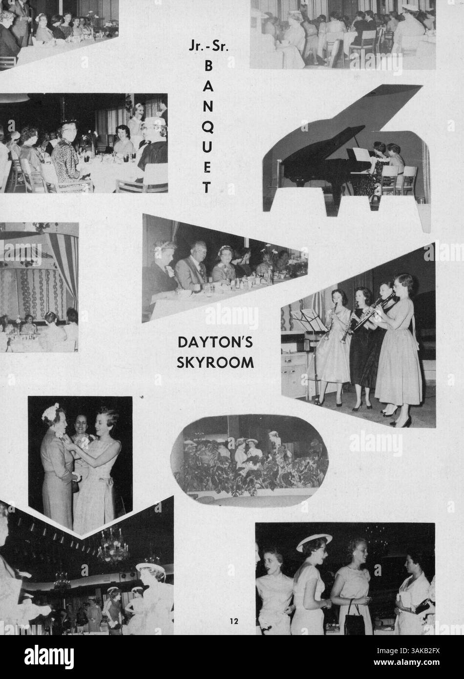 This Swedish Hospital School of Nursing yearbook from 1957 presents an ...