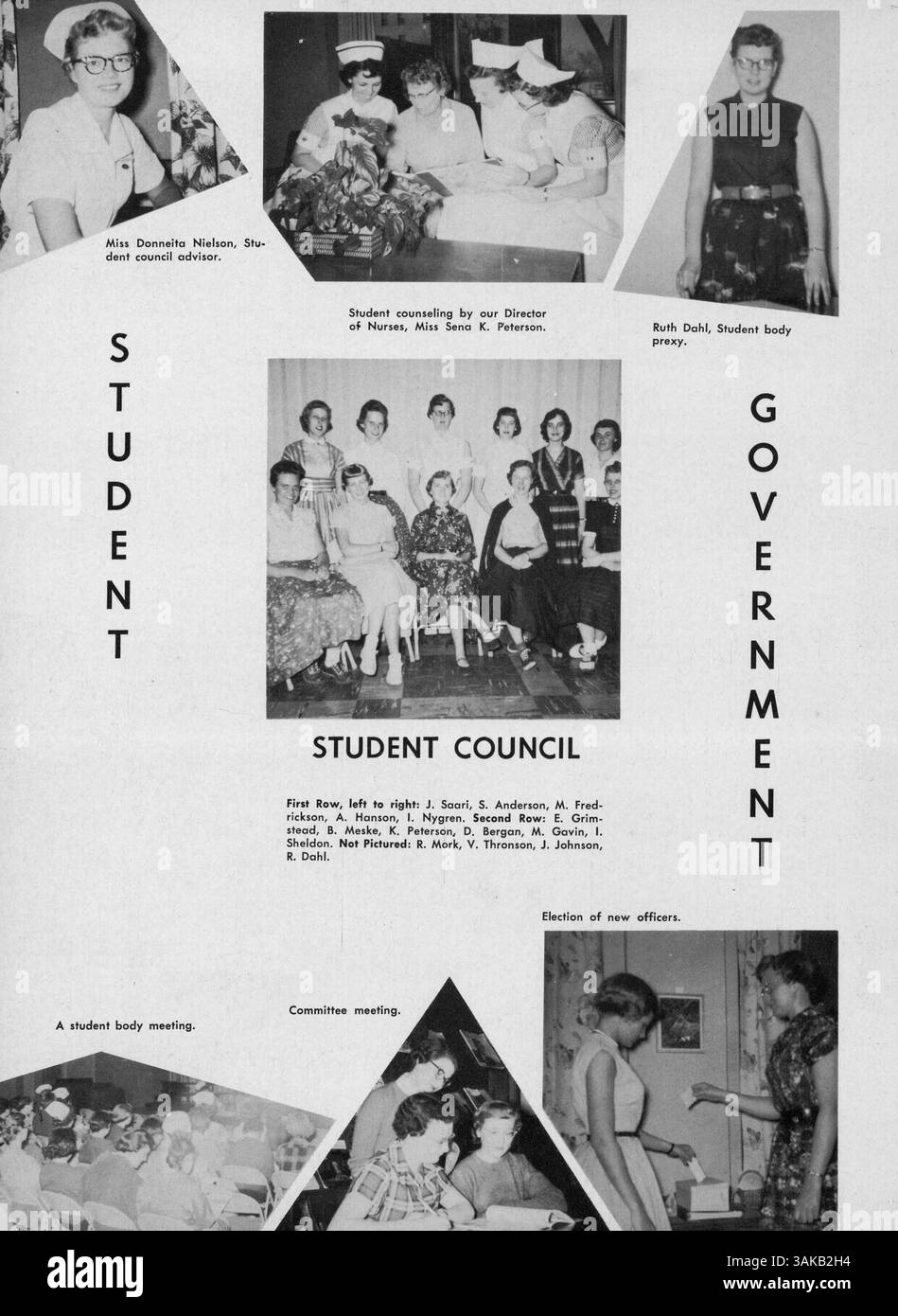 This Swedish Hospital School of Nursing yearbook from 1957 chronicles ...