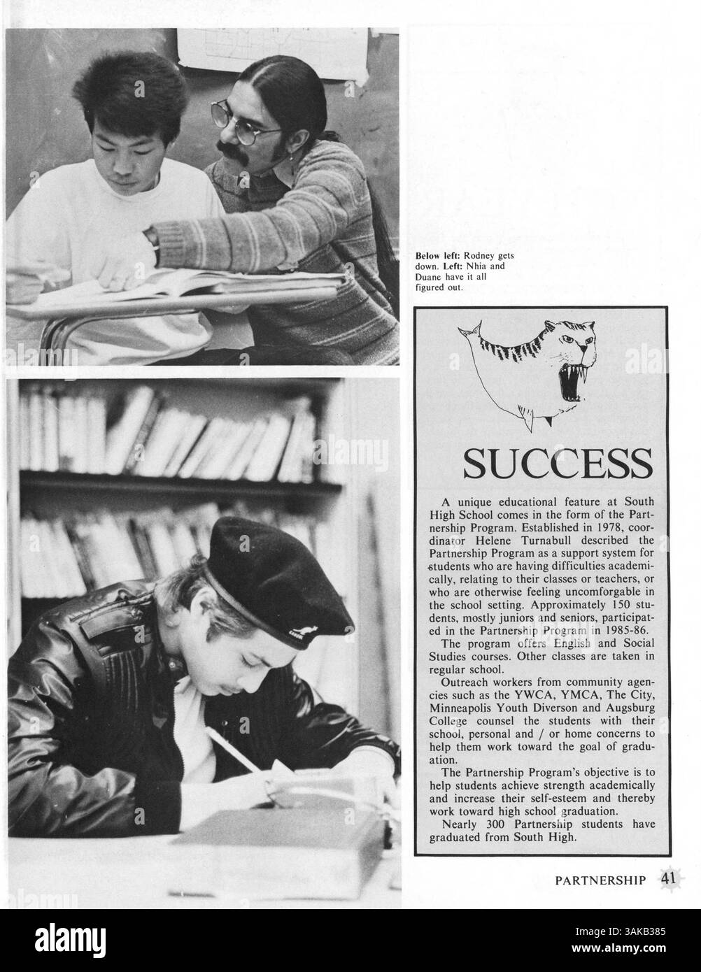 This yearbook from South High documents the 1985-1986 school year ...