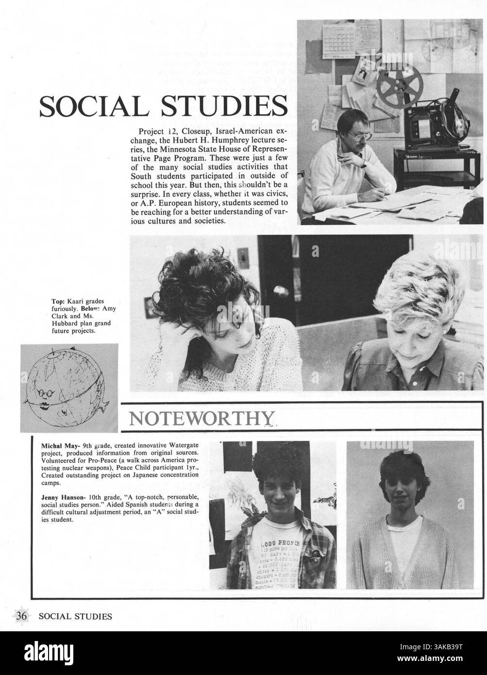 A detailed record of South High’s 1985-1986 school year, featuring ...