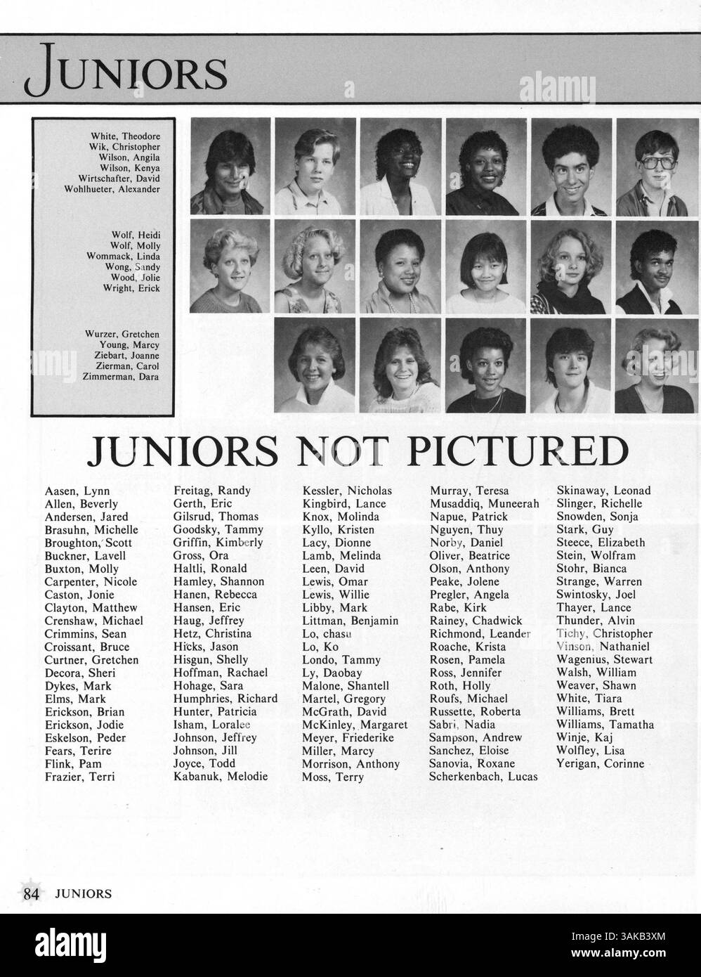 This 1986 yearbook from South High captures significant moments of the ...