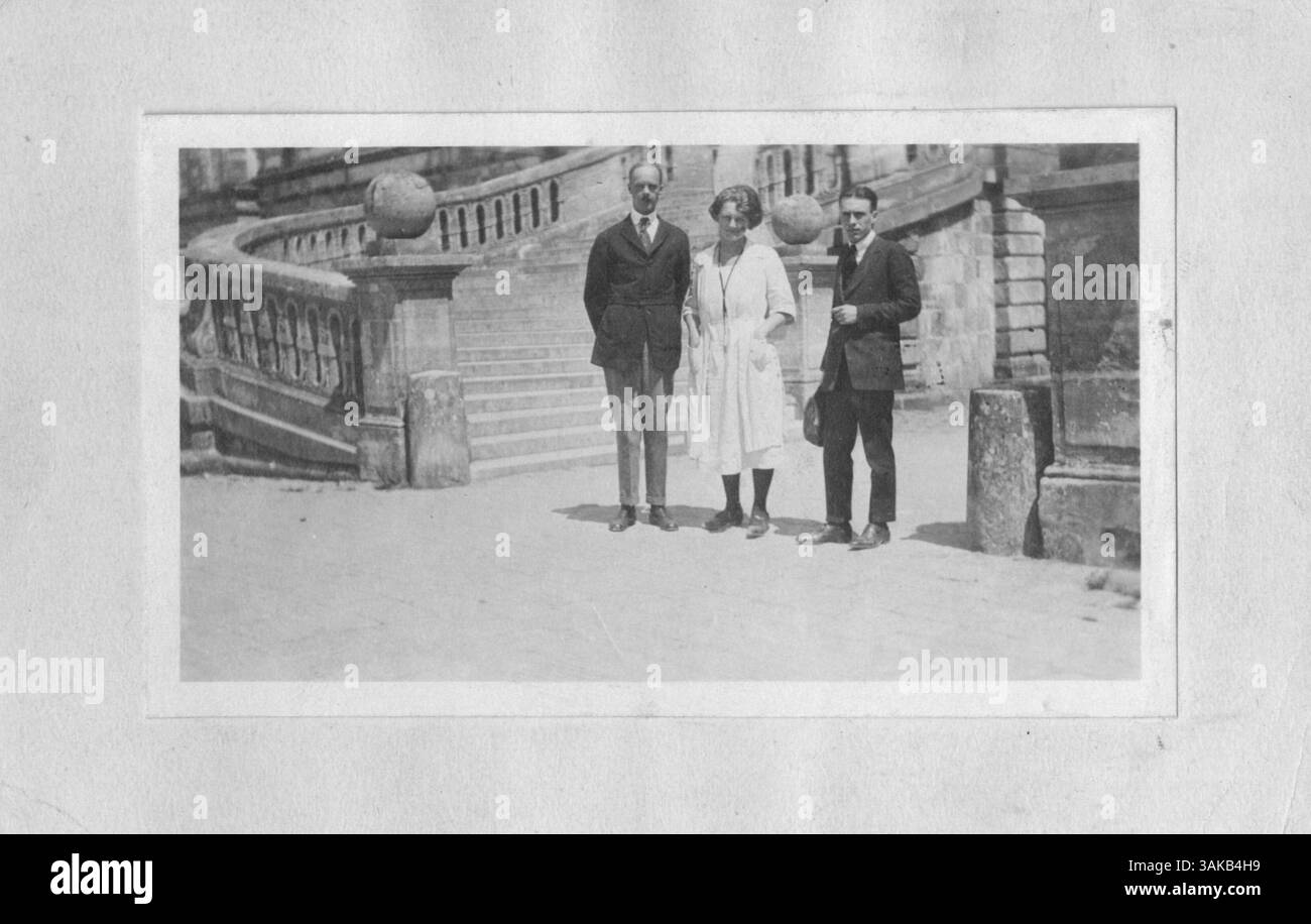 Stanley R. Avery, Herbert Elwell, and Adair McRae vacationing in France ...