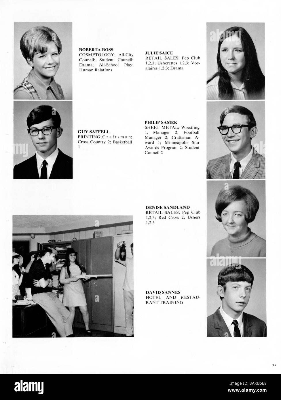 The 1970 Vocational Yearbook, '70 Tradewind,' captures the events of ...
