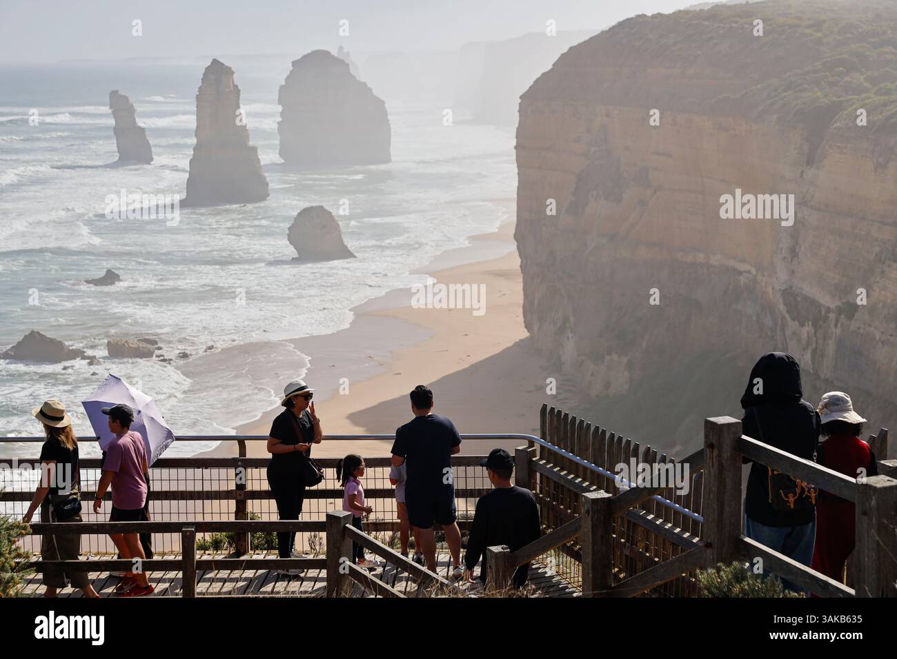 Princetown, Victoria State, Australia. 12th Apr, 2025. Visitors seen at ...